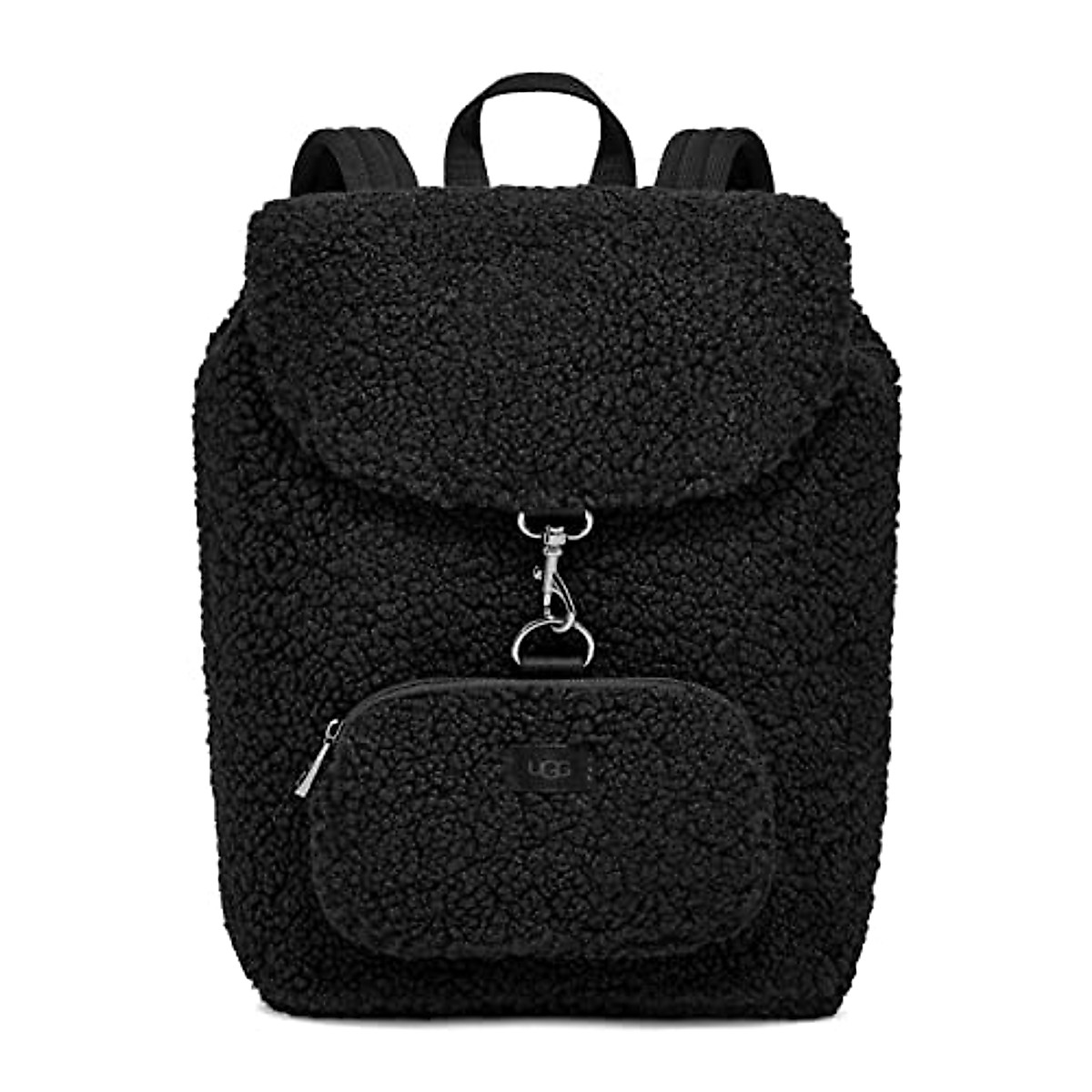 UGG womens Inara Sherpa Backpack, Black, One Size US