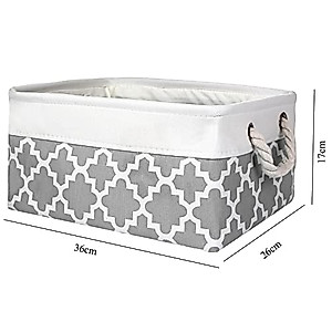 AHXNBDR Collapsible Fabric Storage Bins, Large Closet Storage Organization, Decorative Organizer Bins, Storage Basket with Handles for Home,Office, Nursery