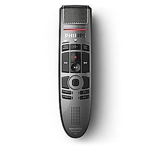 Philips SpeechMike Premium Air Wireless Dictation USB Microphone, Push-Button