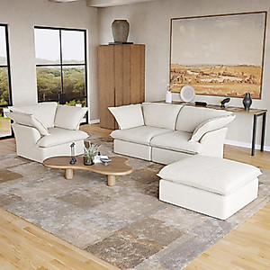 MGH Ottoman, Modular Sectional Sofa,Minimalist Sofa Couch for Modern Living Room Sofa Sets for Office House