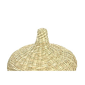 Creative Co-Op Handwoven Seagrass Lids (Set of 2 Sizes) Baskets, Beige