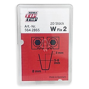 Rema Tip Top 20 W-2 Tire Regroover Angle Edge Blades, 5-6mm Wide, up to 8mm deep, W Fix 2