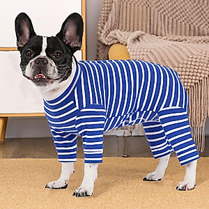 Axcimond Dog Onesie for Surgery Female Dog Surgery Recovery Suit Male Long Sleeve Recovery Suit for Dogs Spay Neuter Suit for Dogs After Surgery Small Medium Dogs Surgical Onesie Dog Cone Alternative