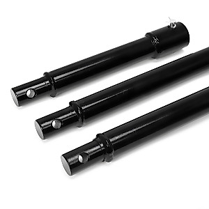 XtremepowerUS3 3 Pieces Auger Extension Drill Bits (8", 12", 20" Length) Extension Earth Ice Auger Extension Set Post Hole Digger Replacement Compatible to 3/4" Shaft