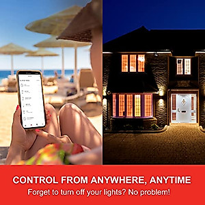 Sengled Smart Light Bulb Starter Kit, Smart Bulbs that Work with Alexa, Google Home, Color Changing Light Bulb, Alexa Light Bulbs, A19 E26 Dimmable Bulbs 800LM, 8.6W (60W Equivalent), 2 Pack with Hub