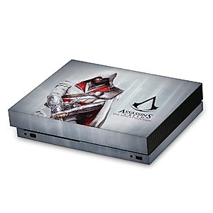 Head Case Designs Officially Licensed Assassin's Creed Master Assassin Ezio Auditore Brotherhood Graphics Vinyl Sticker Gaming Skin Decal Cover Compatible With Xbox One X Console