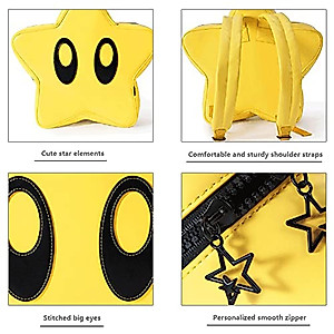 FENGJINRUHUA Cute Cartoon Teens 3D Star Backpack Boys Girls Schoo Bag Lightweight Waterproof Bookbags