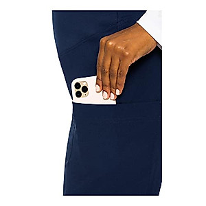 Med Couture Women's Maternity Jogger Pant, Navy, Medium