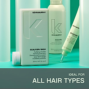 KEVIN.MURPHY SCALP.SPA WASH - Clarifying Scalp Shampoo - For All Hair Types - Soothes Dry Scalp - Colour Safe - Sulphate & Paraben Free Shampoo - 250 mL / 8.4 fl oz