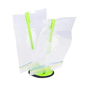 Baggy Rack Holder for Food Prep Bag/Plastic Freezer Bag Holder Stand, Meal Planning/prep Bag Holders