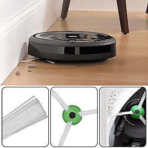 GYLBF Replacement Parts for iRobot Roomba i7 i7+ i3 i3+ i4 i4+ i6 i6+ i8 i8+ j7 E5 E6 E7 Vacuum Cleaner, Accessories Kit (3 Sets Roller Brushes, 8 Filters, 8 Side Brushes, 8 Dust Bags)
