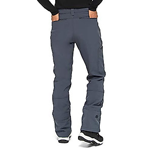 Arctix Women's Sarah Fleece-Lined Softshell Pants, Steel, Small Short