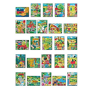 Creative Haven Country Scenes Color by Number Coloring Book (Adult Coloring Books: In The Country)