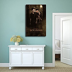 CiNgK Moive Posters The Twilight Saga New Moon Canvas Poster Wall Art Decor Print Picture Paintings for Living Room Bedroom Decoration Style 12x18inch(30x45cm)