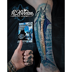 H2Ocean Aquatat Tattoo Healing Ointment - Tattoo Aftercare Cream for Tattoo Supplies - Fragrance- & Dye-Free Tattoo Care Ointment with Vitamins A & B - 1.75 oz