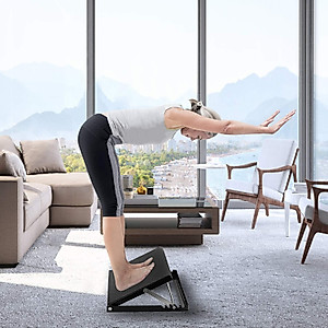 WL Professional Steel Calf Stretcher, Adjustable Ankle Incline Board and Stretch Board, Slant Board with Full Non-Slip Surface, 16" x 14", 4 Positions (500 LB Capacity)