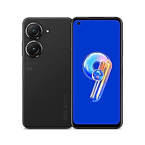 ASUS Zenfone 9 5G 256GB 16GB RAM Factory Unlocked (GSM Only | No CDMA - not Compatible with Verizon/Sprint) - Black