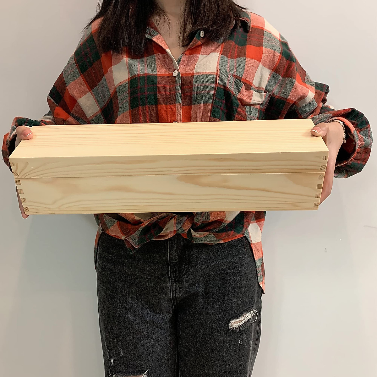 Rectangular soap Mold for soap Making Large Size - 2500ML 80OZ 5lb Large Rectangle Soap Mold Silicone - with Wood Box and Wooden Cover, soap Packaging, Gloves, Stirring Stick