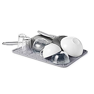 OXO Good Grips 13265200MLNYK Silicone Draining Mat Grey