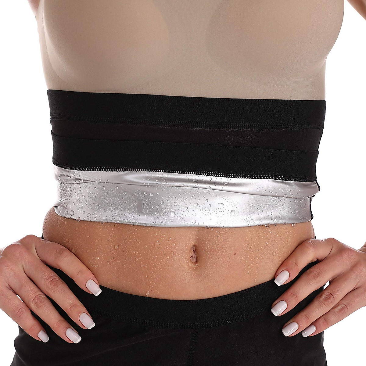 Premium Workout Waistband Slimming Polymer Sauna Vest Sculpting Sweating Plastic Beauty Corset Abdominal Belt