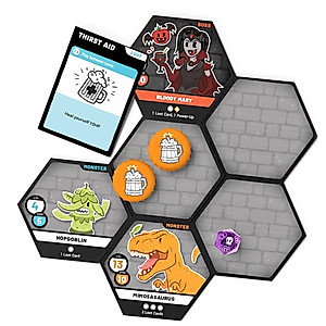 HEROES OF BARCADIA Board Game: A Dungeon Exploration Drinking Games | NEW 1st EDITION! | The First Ever Liquid Life Battle Damage System Board Games for Adults | DnD Gameplay with DnD Dice and Drinks!