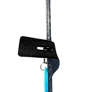 Rogue Endeavor Fishing Rod Wrap, Premium Neoprene Lined (Pack of 6) (Black)