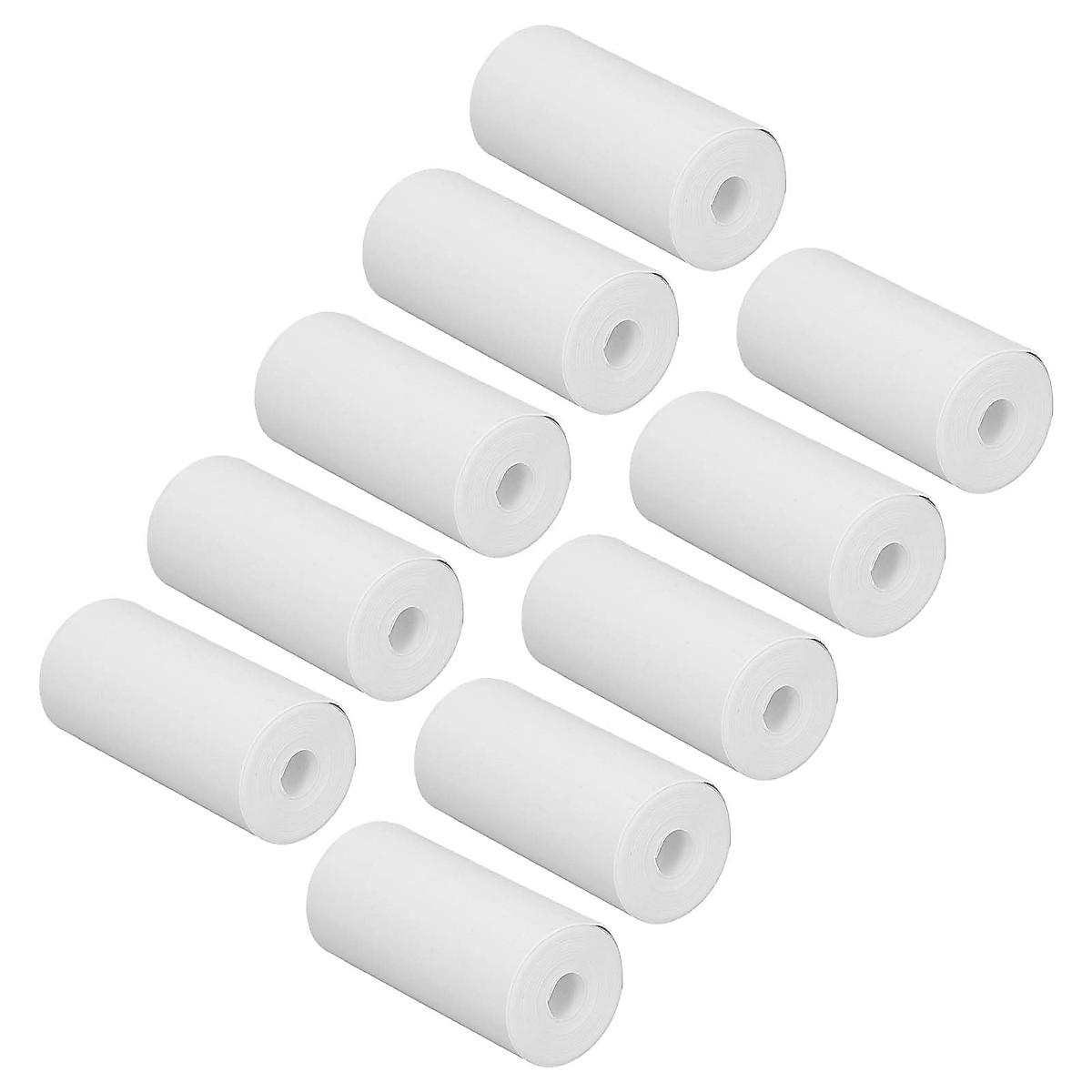 10 Rolls Thermal Paper, 2.24 x 0.98in White Thermal Paper for Portable Bluetooth Pocket Mobile Printer