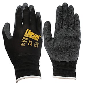 Diesel Protection Pro-Tekk Latex Foam Grip Coated Work Gloves (12 Pairs of Gloves, Size Large)