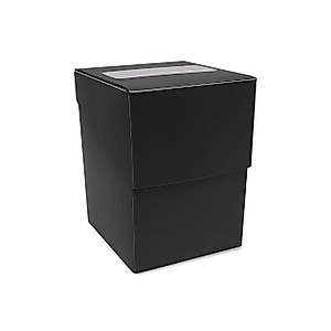 BCW Combo Pack - Inner Sleeves & Elite2 Deck Guards - Black | Fits Standard 2.5"x3.5" Game Cards | Clear Glossy Front, Textured Back | Includes 100 Elite2 Deck Guards & 100 Inner Sleeves