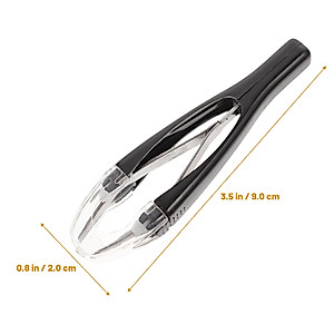 Frcolor Eyebrow Tweezers Automatic Retractable for Facial Eyebrow Removal (Color Random)