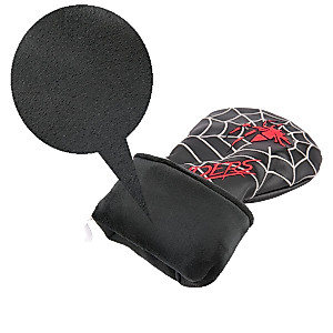 Golf Builder 4pcs/Set Spider Embroidery Black Golf Club Driver Fairway Wood Hybrid Head Covers 1 3 5 UT Covers
