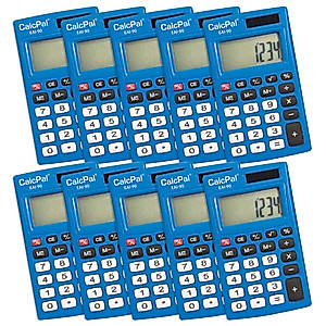 EAI Education CalcPal EAI-90 Pocket Basic Calculator - Set of 10