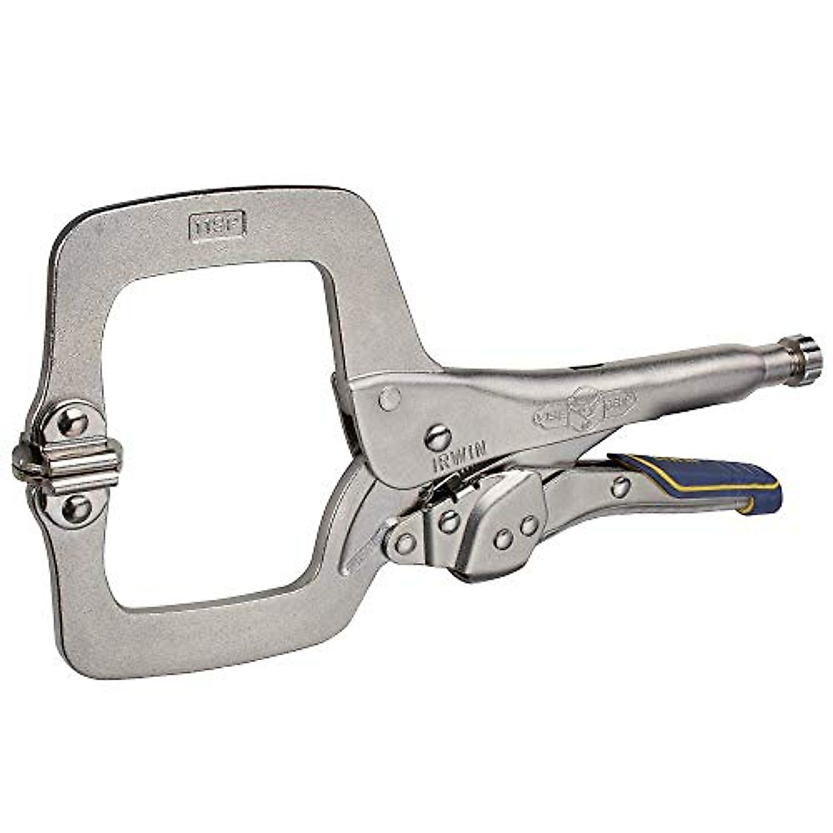 IRWIN VISE-GRIP Welding Pliers, Fast Release, C-Clamp with Swivel Pads, 11-Inch (IRHT82586)