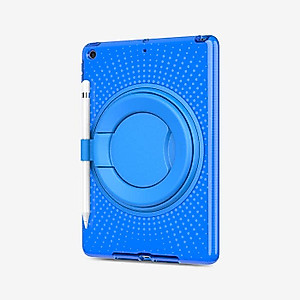 Tech21 Evo Play2 with Pencil Holder for iPad 7th/8th/9th Gen - Protective iPad Case with Impact Protection Blue