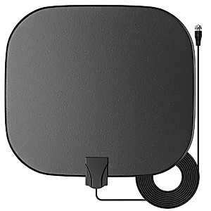 Digital TV Antenna Long 450+ Miles Range, Support 360°Reception 4K 1080p for Smart TV, Upgraded Amplifier Signal Booster for Local Channels-20ft Coax HDTV Cable