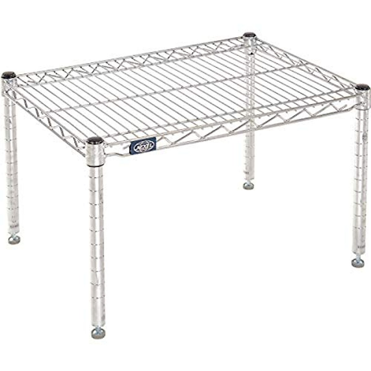 Nexel Commerical Wire Shelf Platform Dunnage Storage Rack, 24" x 30" x 14", Chrome