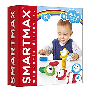 SmartMax My First Sounds & Senses Magnetic Discovery Building Kit for Ages 1+