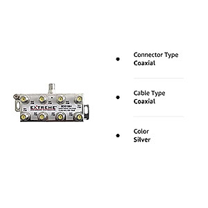 EXTREME 8 WAY BALANCED HD DIGITAL 1GHz HIGH PERFORMANCE HORIZONTAL COAX CABLE SPLITTER - BDS108H
