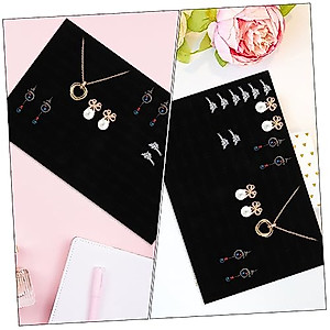 Zerodeko 15 Pcs Jewelry Box Championship Ring Display Case Foam Insert Pads Foam Earring Holder Jewelry Display Pad Jewelry Insert Display Mat Jewelry Tray Sponge Storage Organizer Travel