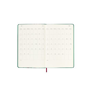 Moleskine Limited Edition Frida Kahlo 12 Month 2023 Daily Planner, Hard Cover, Large (5" x 8.25"), Green