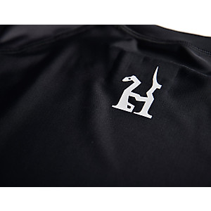 HUGE SPORTS Wildling Series UV Protection Quick Dry Compression Rash Guard (Cobra,M)