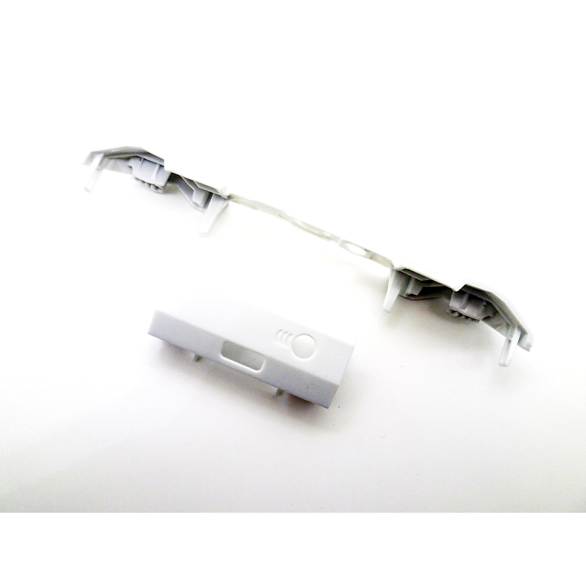 Lb Rb Bumper Button Home Guide Surround Replacement Compatible with Xbox Series S Controller White (2pcs)