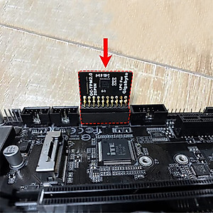 NewHail TPM2.0 Module LPC 20Pin Module with Infineon SLB9665 for Gigabyte Motherboard Compatible with GC-TPM2.0