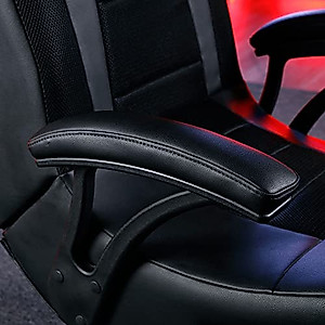 X Rocker Sphynx Pedestal Gaming Chair, with Headrest Mounted Speakers, 2.1 Wireless, Backrest Subwoofer, Padded Armrest, 5111501, 30.9" x 20.5" x 40", Black
