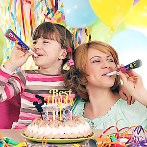 Super Dad Happy Birthday Cake Topper For Men Best Dad Birthday Decorations Happy 40th 50th 60th 70th Birthday Cake Topper Cup Cake Toppers For Men Husband Happy Father's Day Cake Toppers Pack Of 5 PCS