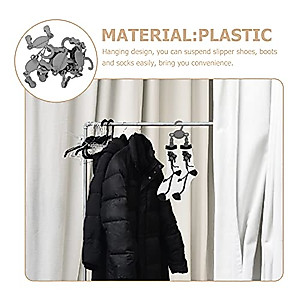 Cabilock Children's Shoe Clip Hangers for Skirts Cake Container Kids Pants Hangers Shoe Rack Baby Slipper Hanger Drying Clip Organizer Shoes Hanging Hook Children Hangers Baby Hanger 10pcs