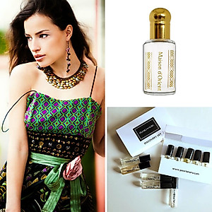 Maison d'Orient PEARLANERA Discovery Set (20 Spray Vials) and Musk Tahara Oil Perfume