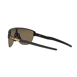 Oakley Men's OO9248 Corridor Rectangular Sunglasses, Matte Carbon/Prizm 24K, 42 mm