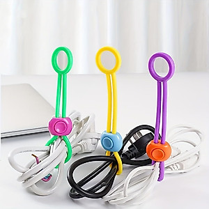 6 Food Bag Sealing Clips, Mixed Colors, Silicone Food Bag Sealing Tape, Reusable and Adjustable Clip Sealer, Suitable for Various Plastic Bags, Thread Bags, and Rice Bags.
