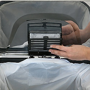 iTouchless 3-Pack AbsorbX Odor Filters, Absorb Trash Odors, All Natural Activated Carbon Technology, Biodegradable - for 13 Gal and larger Trash Cans with Odor Filter Compartment